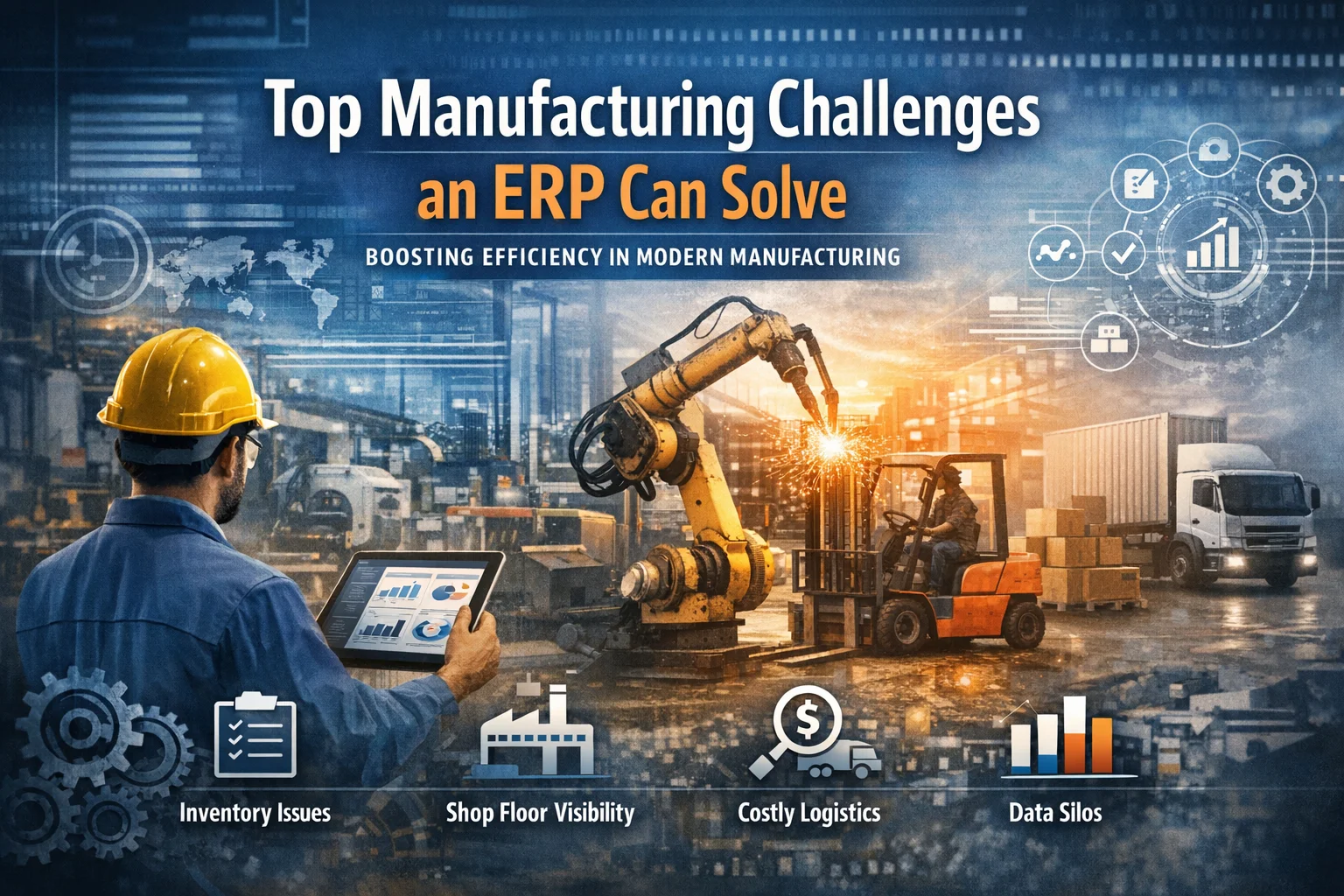 Manufacturing Challenges Solved with ERP | Dynamic Aspect